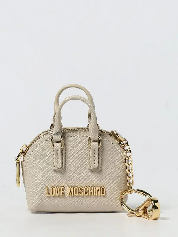 Moschino Key Chain - Ivory