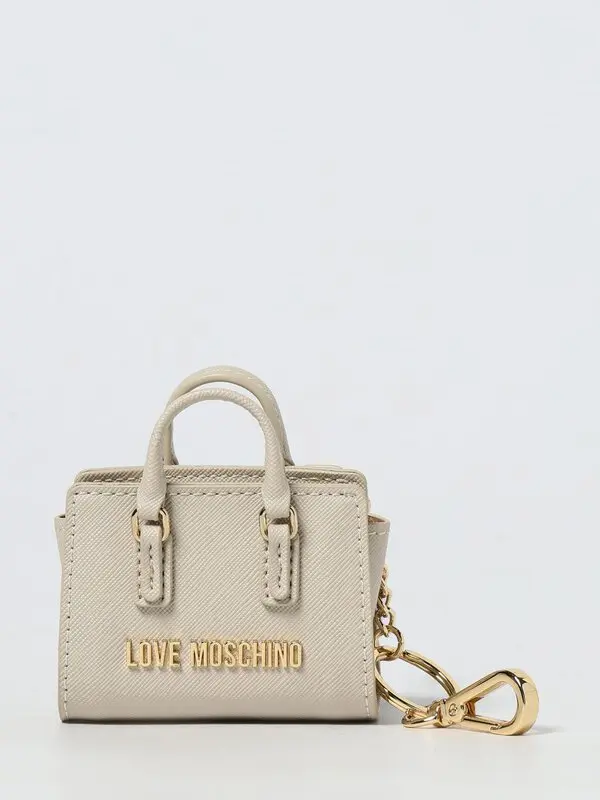 Moschino Key Chain - Ivory