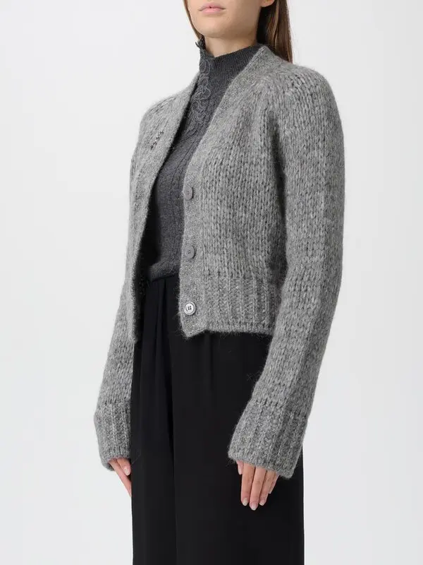 Ermanno Scervino Knitted Cardigan - Grey