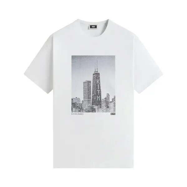 Kith Chicago Hq Tee - White