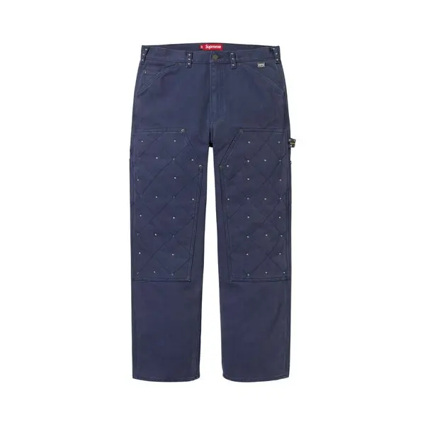 Supreme X B.b. Simon Quilted Double Knee Painter Pant - Blue