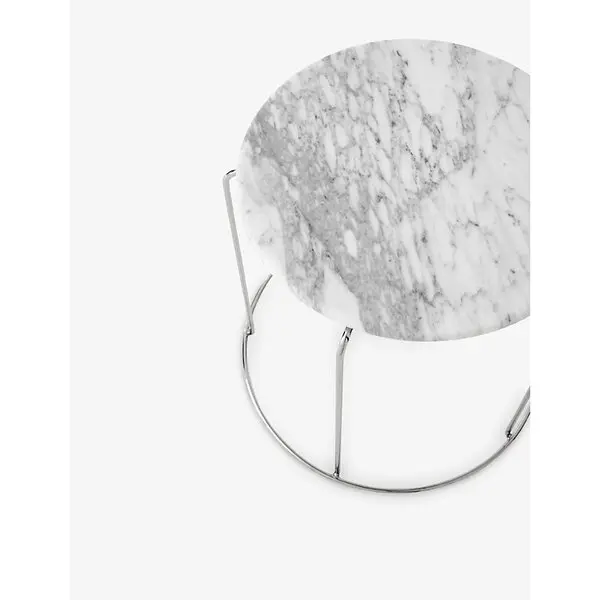 &TRADITION Carrara Marble Stool Topper 18cm
