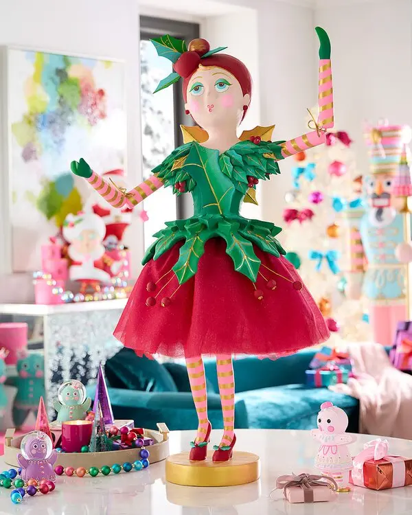 GLITTERVILLE Meri Beri 36" Christmas Display Figure - One-color