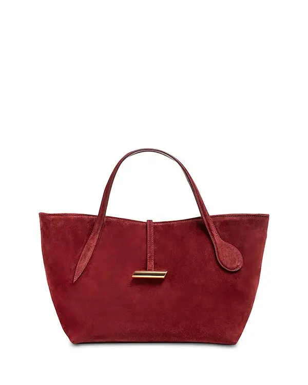 LIFFNER Petite Penne Tote - Maroon
