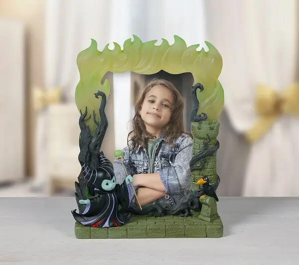 PRECIOUS MOMENTS Disney Maleficent 3d Photo Fra Me - One-color