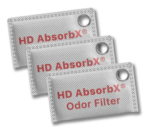 ITOUCHLESS Absorbx High-density Odor Filters Household De Odorizer 3 Pack - One-color