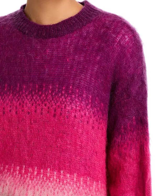 LA FEE MARABOUTEE Round Neck Sweater - Rose