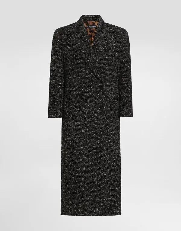 Dolce & Gabbana Oversized Double-breasted Coat In Wool Blend