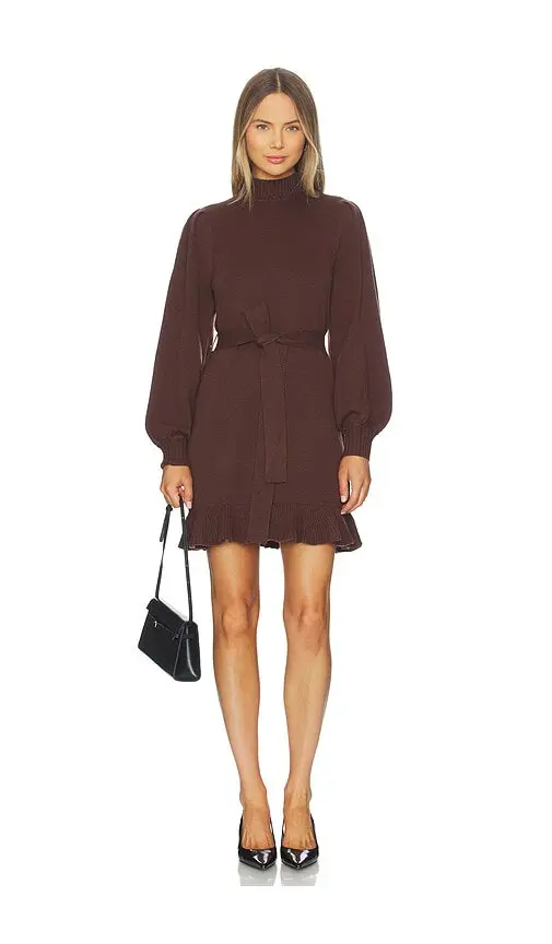 Julita Knit Sweater Dress - Tamarind