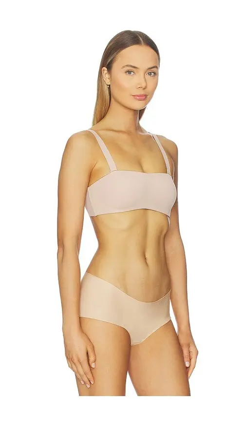 Calvin Klein Adapt Bandeau Strap In Beige - Cedar