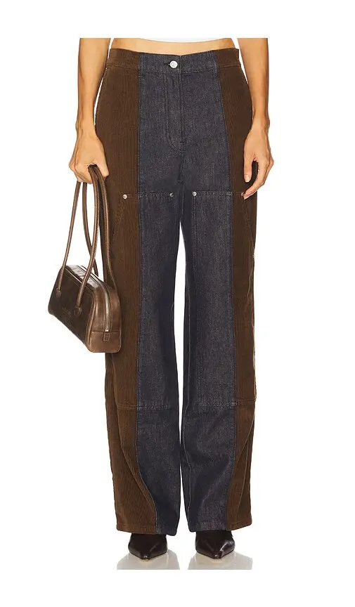 Moschino Mid Rise Straight Leg Jeans