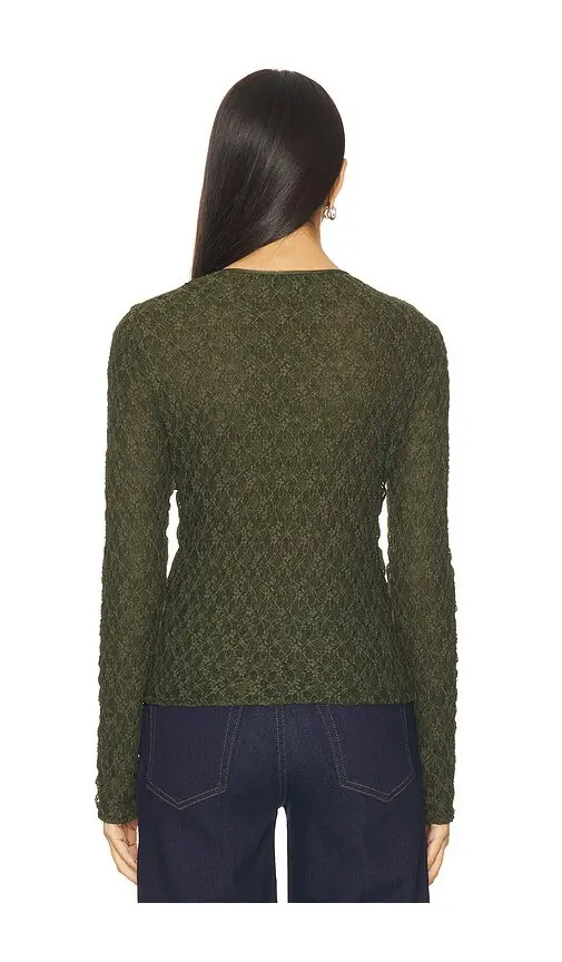 Rag & Bone Ellie Lace Long Sleeve Tee