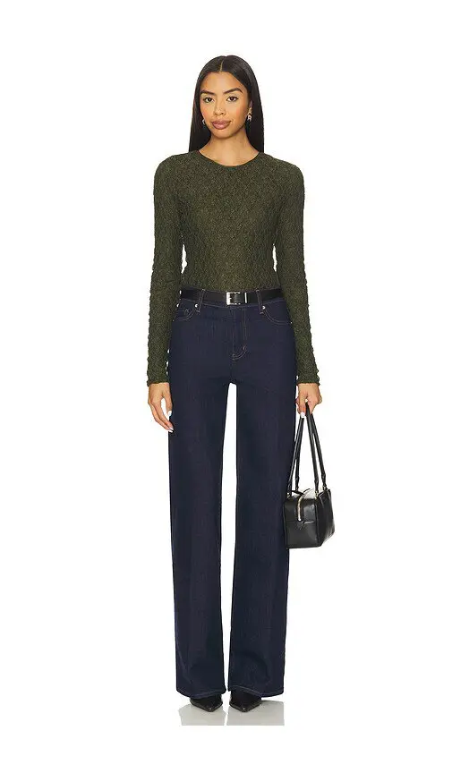 Rag & Bone Ellie Lace Long Sleeve Tee
