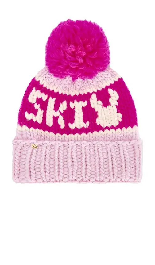 Lele Sadoughi The Ski Bunny Beanie - Neon Blush
