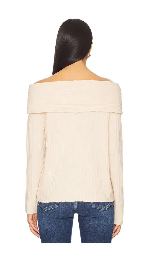 Heartloom Kendra Off-the-shoulder Sweater - Ecru