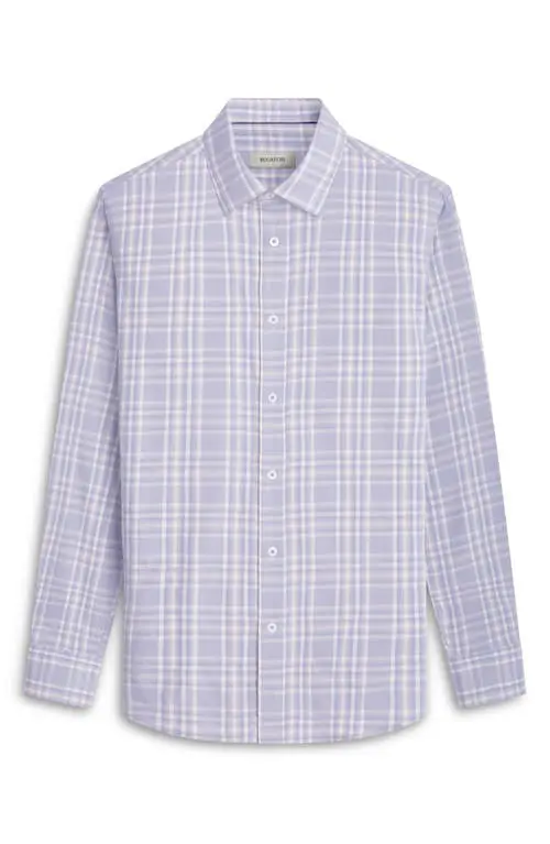 Bugatchi Karl Shaped Fit Plaid Performance Button-up Shirt