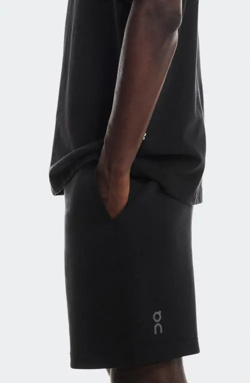 On Focus Stretch Running Shorts - Black