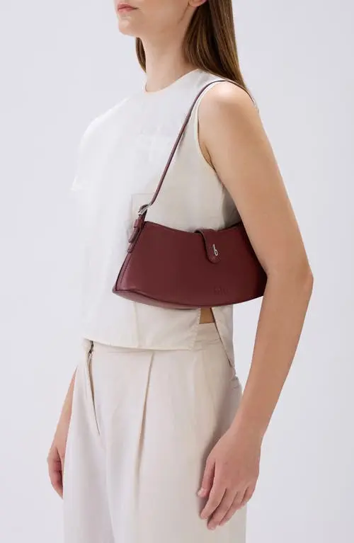 BEHNO Mini Ruth Leather Shoulder Bag - Brick
