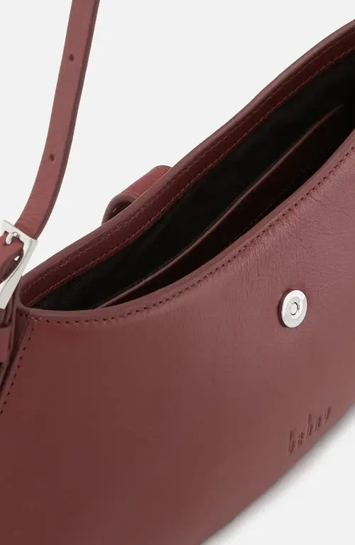 BEHNO Mini Ruth Leather Shoulder Bag - Brick