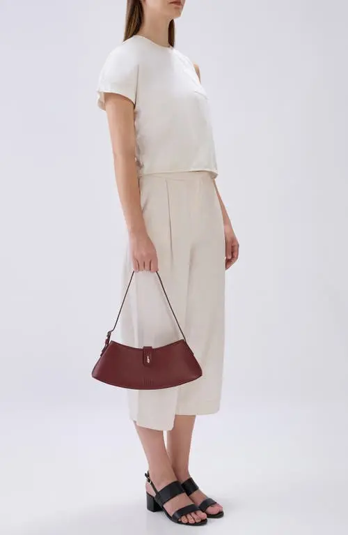 BEHNO Mini Ruth Leather Shoulder Bag - Brick