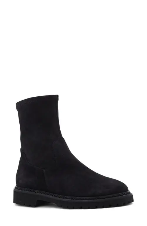 Aquatalia Maryann Weatherproof Suede Bootie - Black Suede