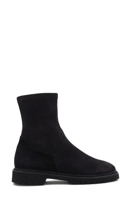 Aquatalia Maryann Weatherproof Suede Bootie - Black Suede
