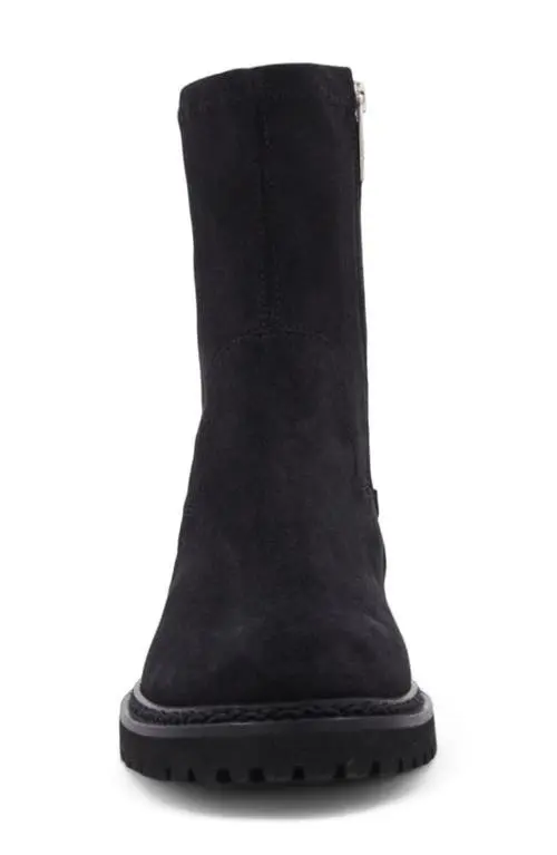 Aquatalia Maryann Weatherproof Suede Bootie - Black Suede