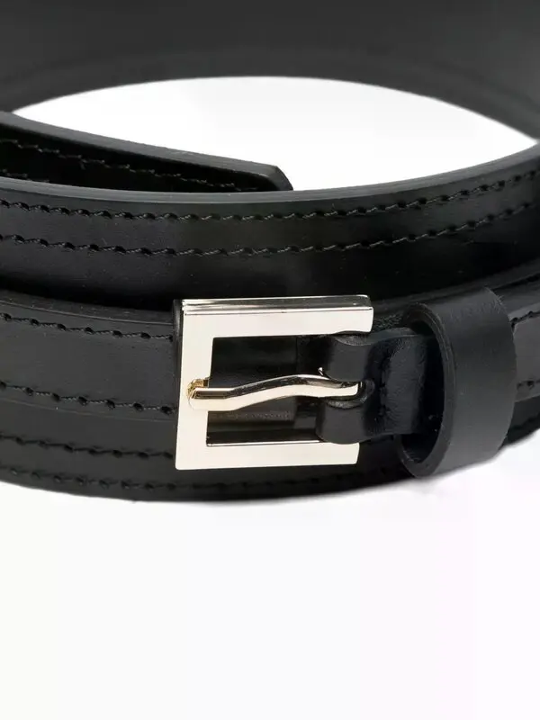 Lorena Antoniazzi Stitched Buckle Belt