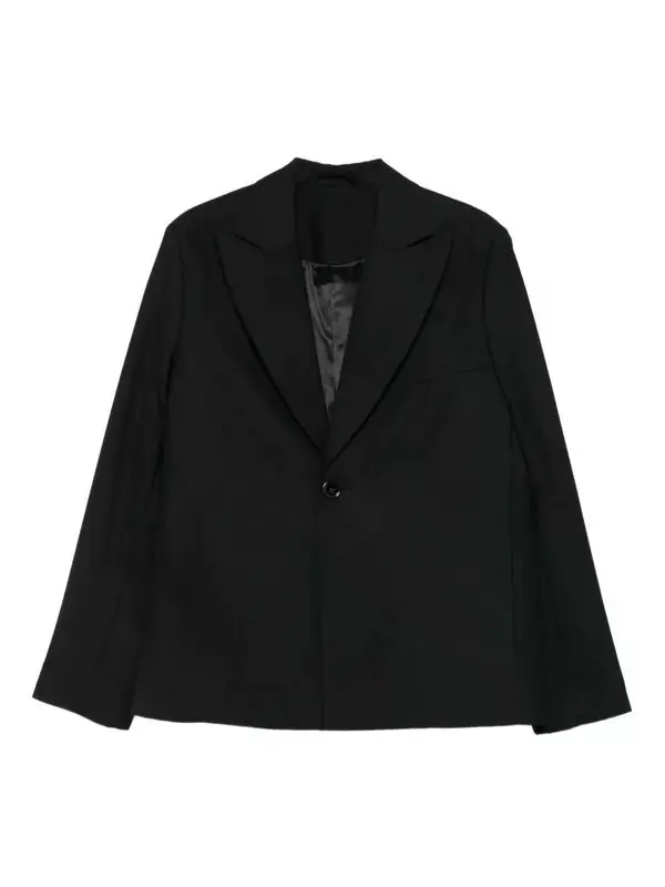 Séfr Single-breasted Blazer - Black