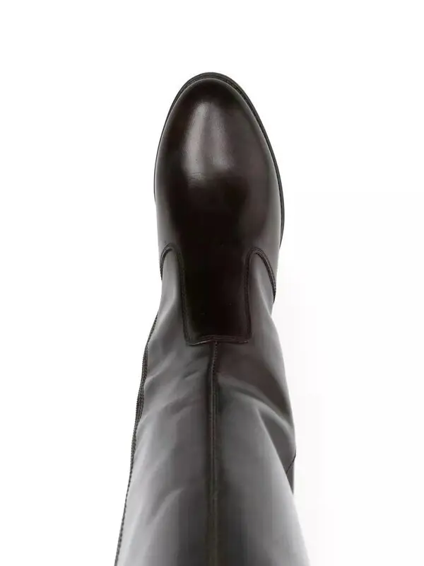 NEROGIARDINI Leather Knee-high Boots