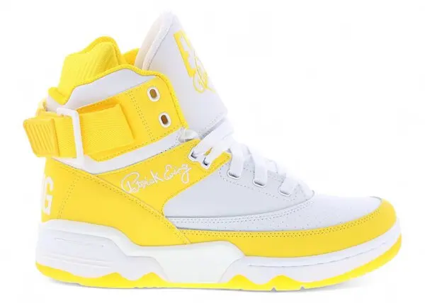 EWING ATHLETICS 33 Hi Sneakers - White/vibrant Yellow