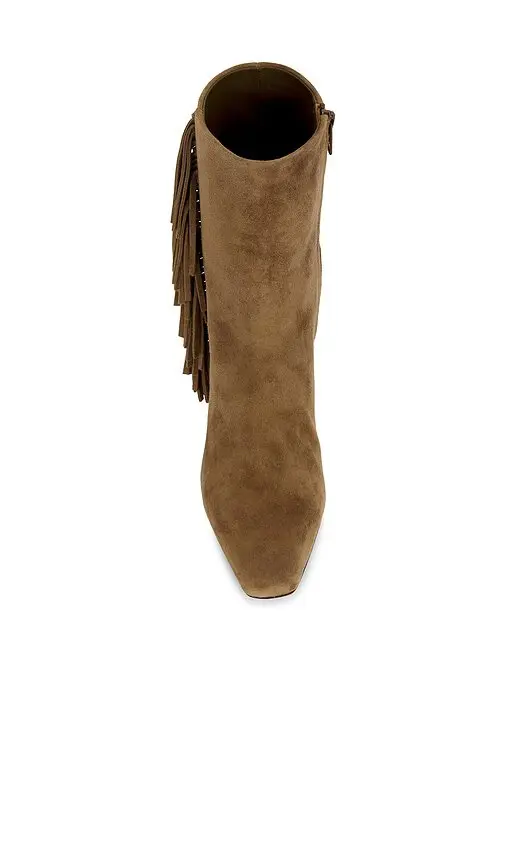 Paige Aya Suede Fringe Ankle Boots