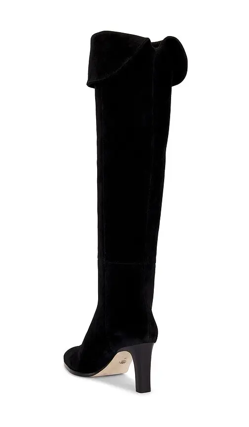 Paige Chiara Foldover Suede High Heel Boots