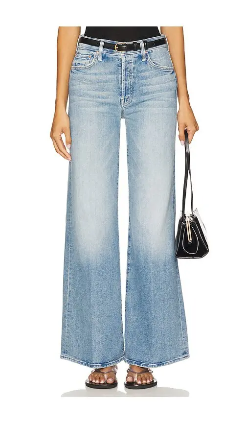 MOTHER Lil' Tomcat Roller Petite Jeans - Blue