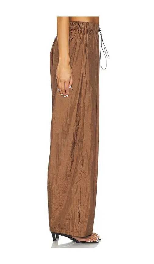 SWF Parachute Draped Wide-leg Pant