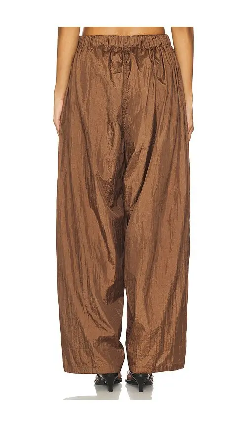 SWF Parachute Draped Wide-leg Pant