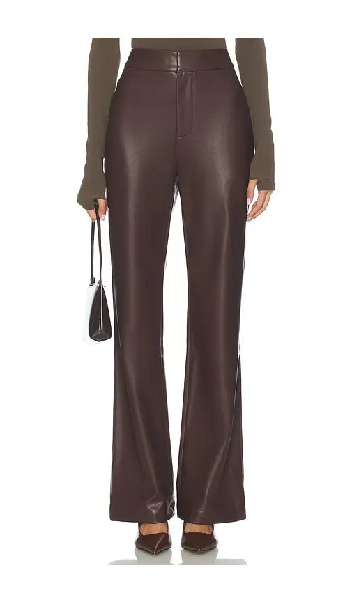 LOVERS AND FRIENDS Faux Leather Pant - Brown
