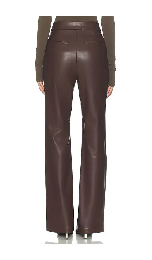 LOVERS AND FRIENDS Faux Leather Pant - Brown