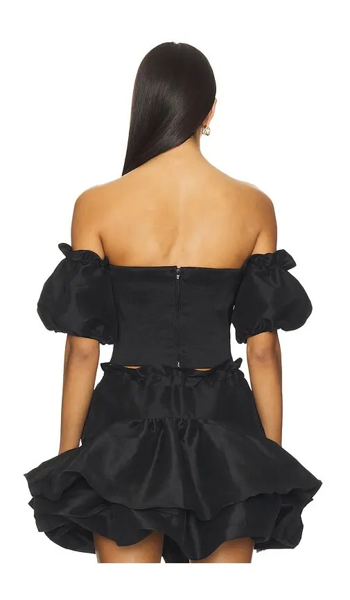 KIKA VARGAS Benazir Top With Bow Detail