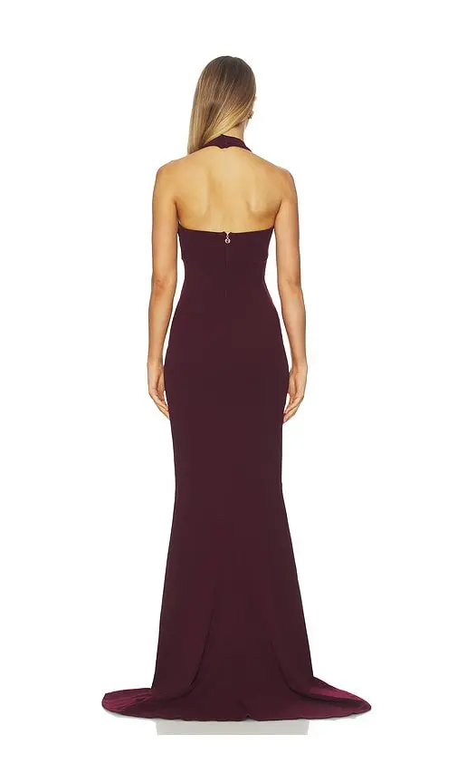 NOOKIE Boulevard Gown - Wine