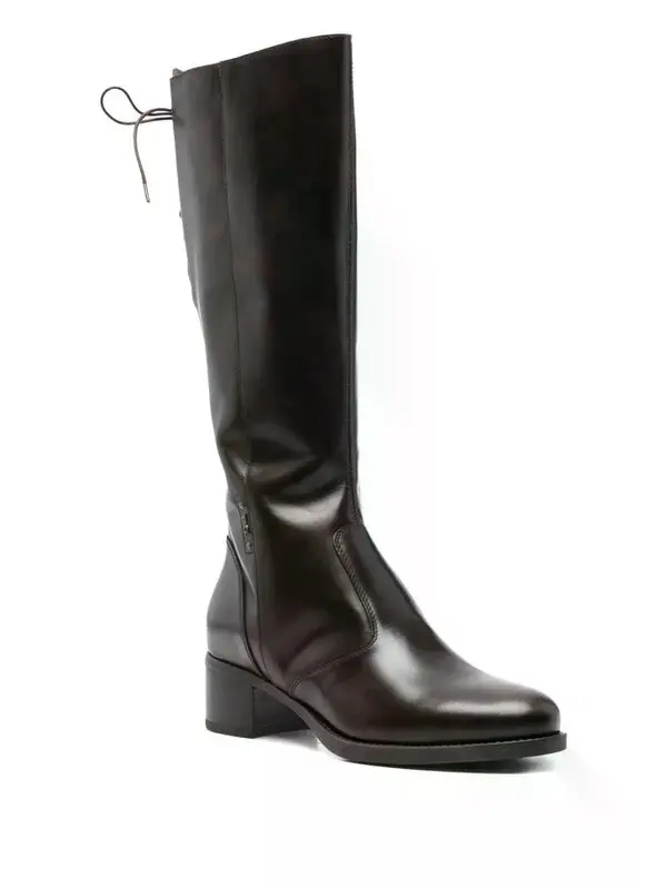 NEROGIARDINI Leather Knee-high Boots