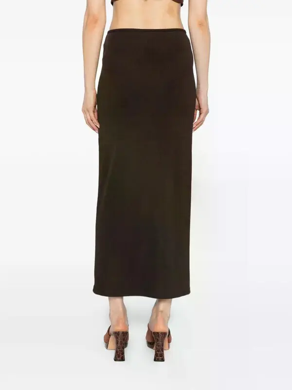 Christopher Esber Ruched Straight Skirt