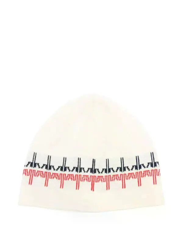 Rossignol Patterned Beanie - White