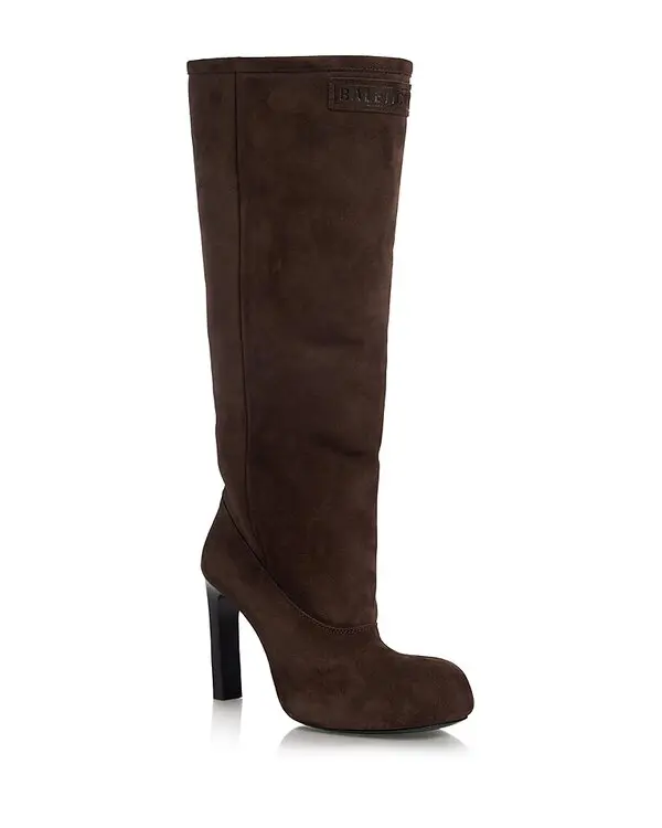 Balenciaga Fargo Boots - Espresso/beige/silver