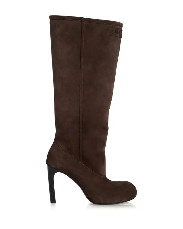 Balenciaga Fargo Boots - Espresso/beige/silver