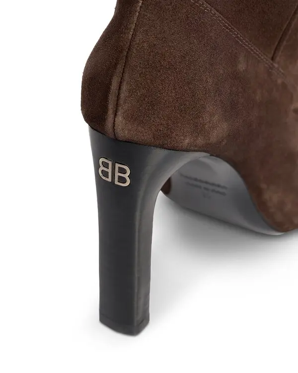 Balenciaga Fargo Boots - Espresso/beige/silver