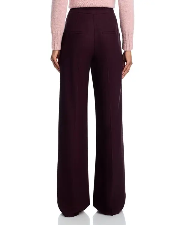Veronica Beard Tonelli Pants - Dark Currant Melange