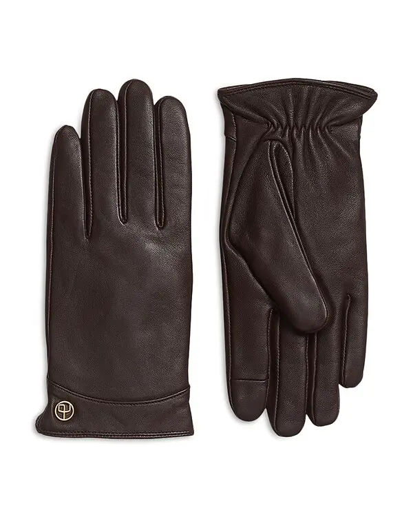 Rag & Bone Joni Leather Gloves - Dark Espresso