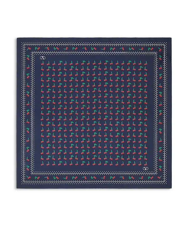 Valentino Garavani Silk Foulard - Blue Multi