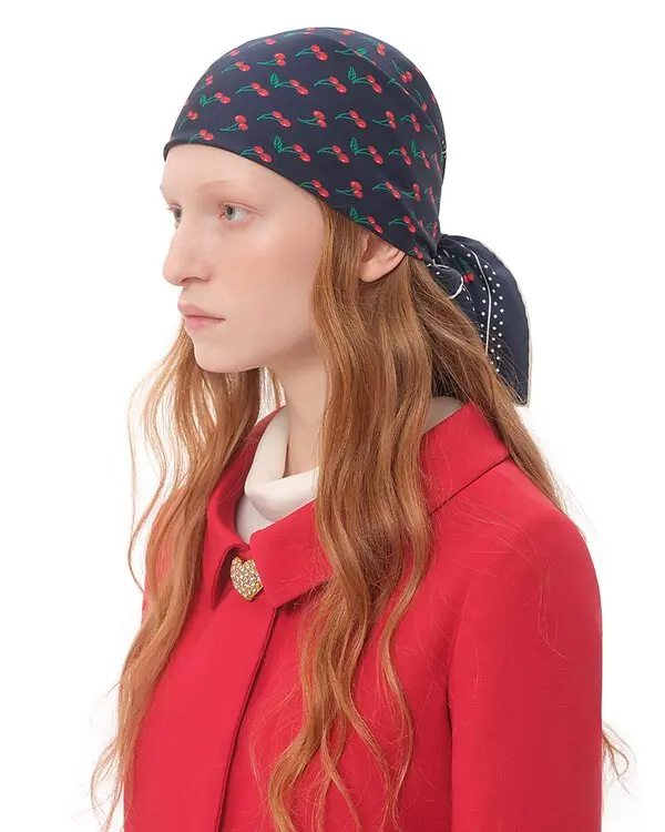 Valentino Garavani Silk Foulard - Blue Multi